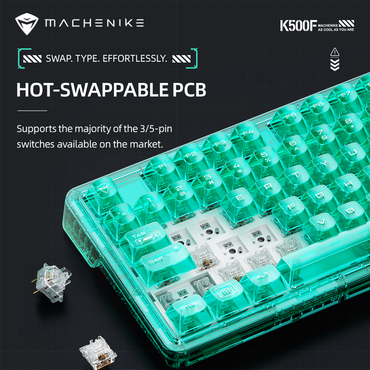 Machenike | Teclado mecânico com fio K500-B61 – Machenike Official Store