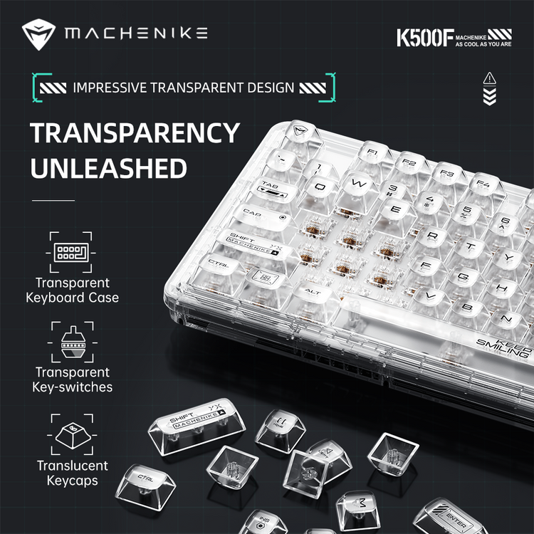 Machenike | Teclado mecânico com fio K500-B61 – Machenike Official Store