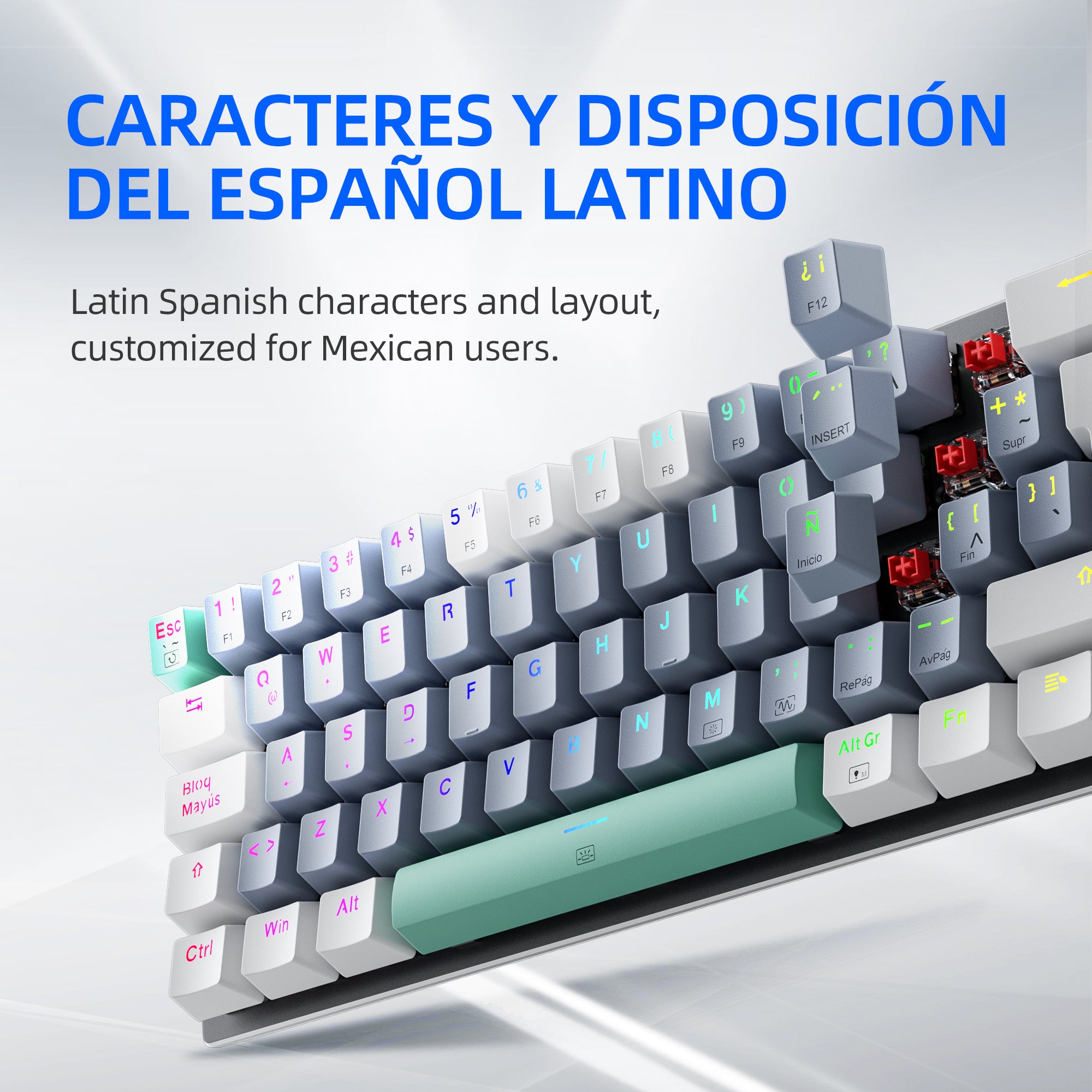 Machenike | Teclado mecánico con cable K500-B61 – Machenike Official Store