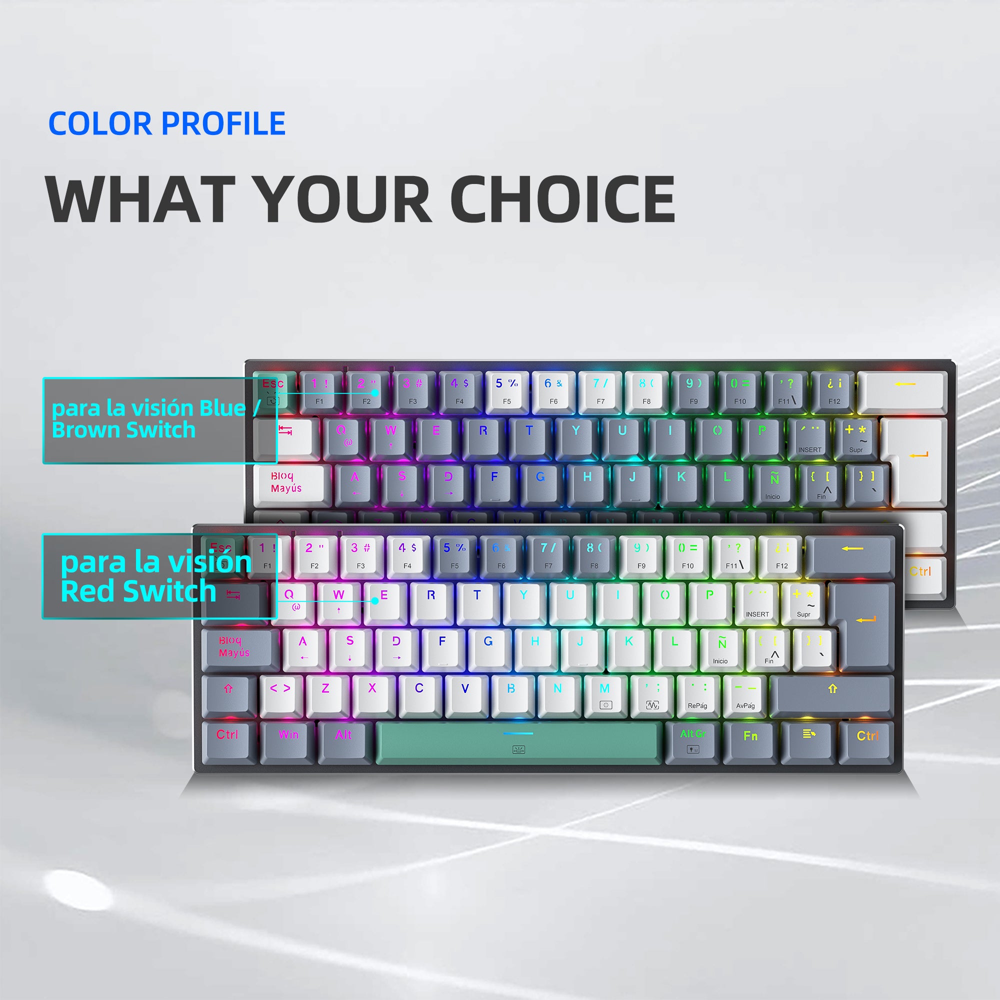 Machenike | K500-B61 Wired Mechanical Keyboard - ISO Layout – Machenike ...