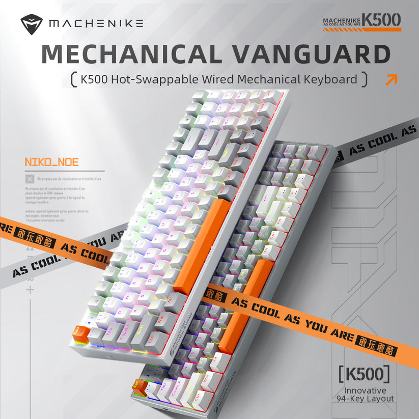 Machenike | K500-B94 Wired Mechanical Keyboard (Mixed Light)