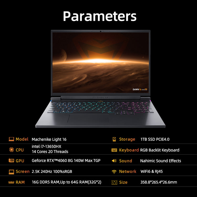 Machenike | Machenike L16 Gen 13 Intel (16”) Gaming Laptop – Machenike ...