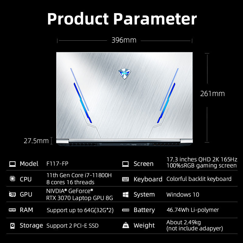 Machenike | Machenike F117-FP Gen 11 Intel (17.3”) Gaming Laptop – Machenike Official Store