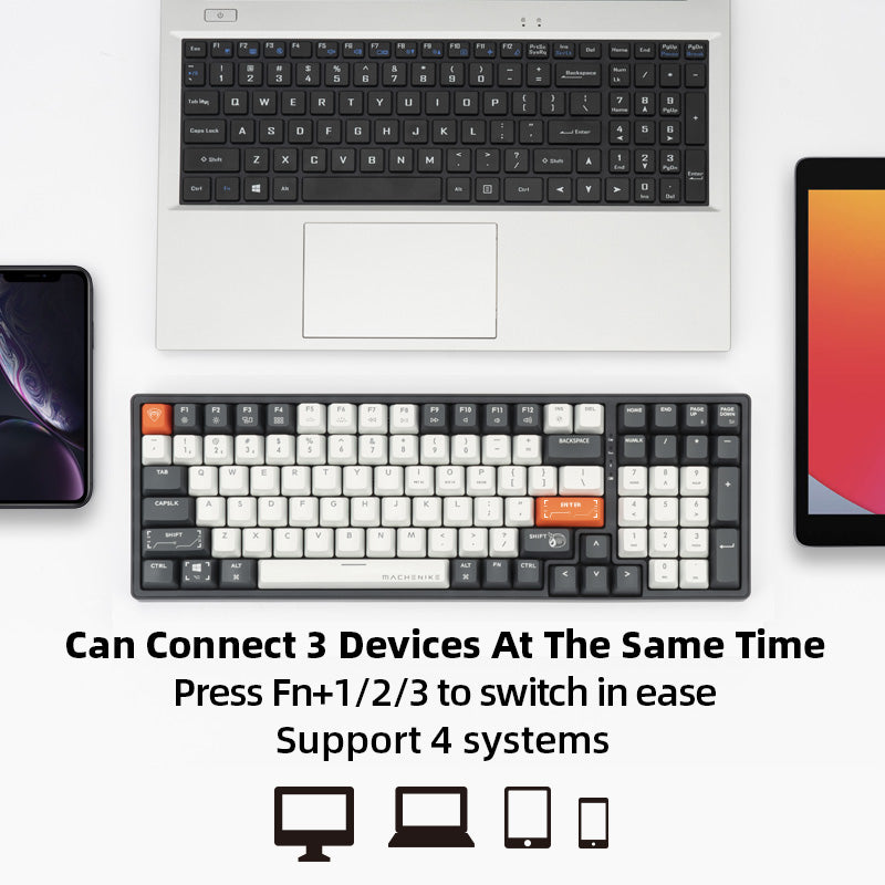 Machenike | K600 Dual-Mode Mechanical Keyboard – Machenike Official Store