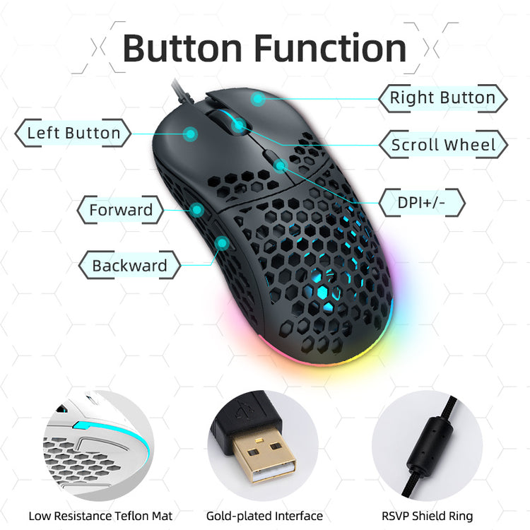 Machenike | M6 Ultralight Gaming Mouse – Machenike Official Store